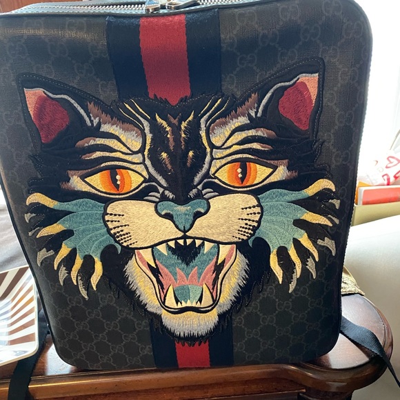 Gucci | Bags | Gucci Angry Cat Backpack | Poshmark